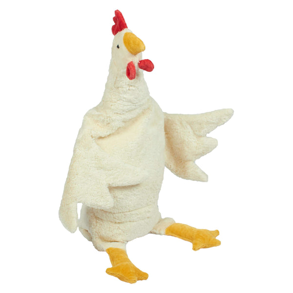 Large Cuddly Animal Chicken - White – Slow Threads