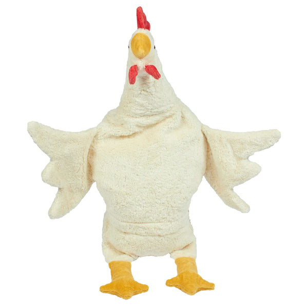 Large Cuddly Animal Chicken - White – Slow Threads